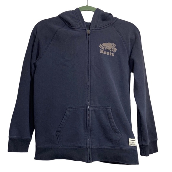 Roots | Shirts & Tops | Roots Kids Original Full Zip Hoodie Jacket Navy ...